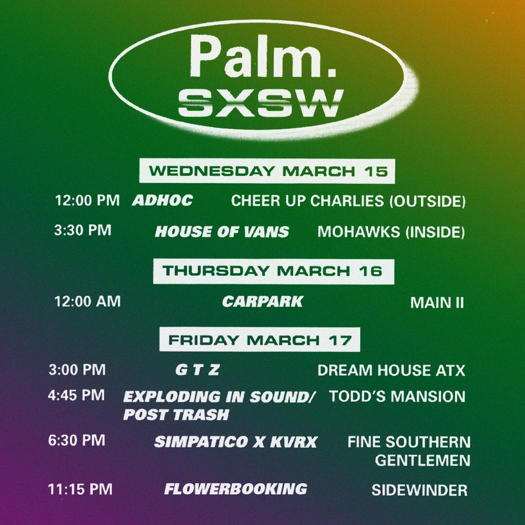 Carpark signs Palm – Carpark Records